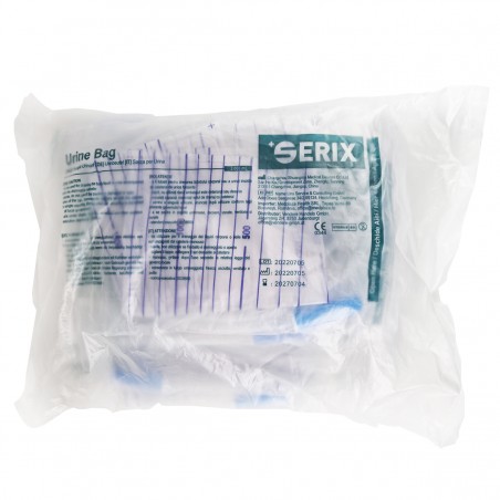 Set 10 Pungi Urinare, Valva tip 'T', Sterile, Adulti, 2.000 ML, Serix ...